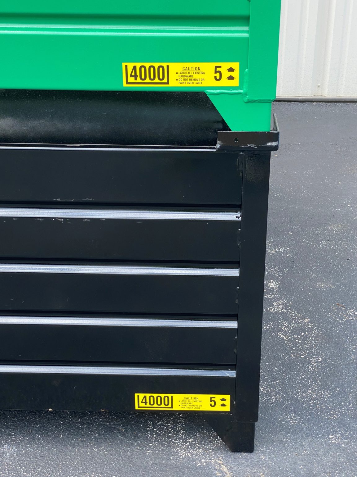 Stackable Corrugated Steel Totes | Warehouse Rack and Shelf