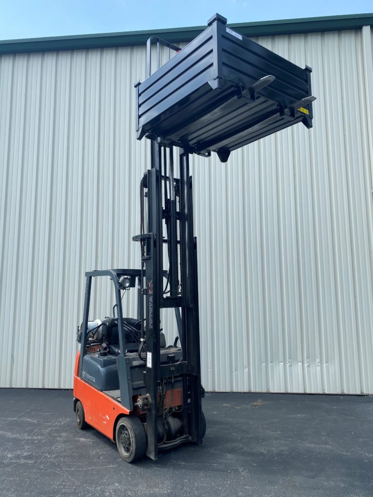 Corrugated Steel Containers with Fork Stirrups