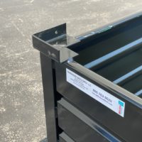 Corrugated Steel Container with Forklift Channels