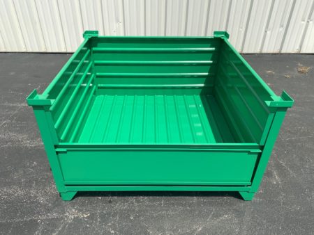 Half Drop Door Corrugated Steel Bulk Container