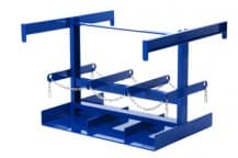 Propane Tank Caddy and Transporter Forklift Attachment