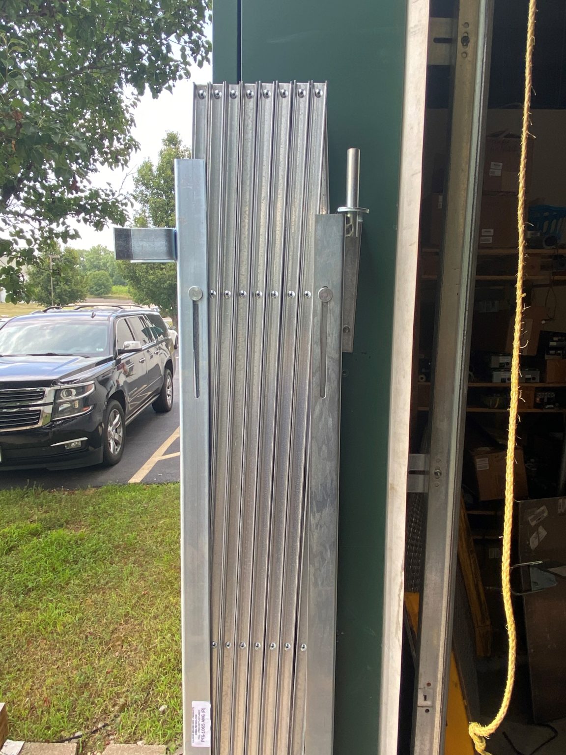 Security Scissor Gates for Warehouse Loading Dock Doors