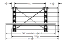 Crank Out Cantilever Rack | Warehouse Rack & Shelf