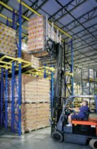 Double Wide Drive-In Pallet Rack System | Twin Load Racking
