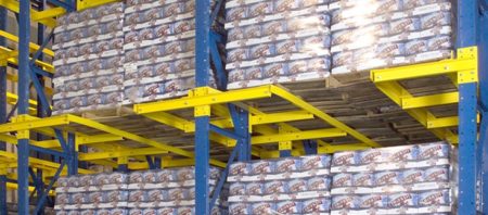 Double Wide Drive-In Pallet Rack System | Twin Load Racking