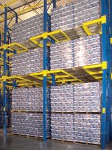 Double Wide Drive-In Pallet Rack System | Twin Load Racking