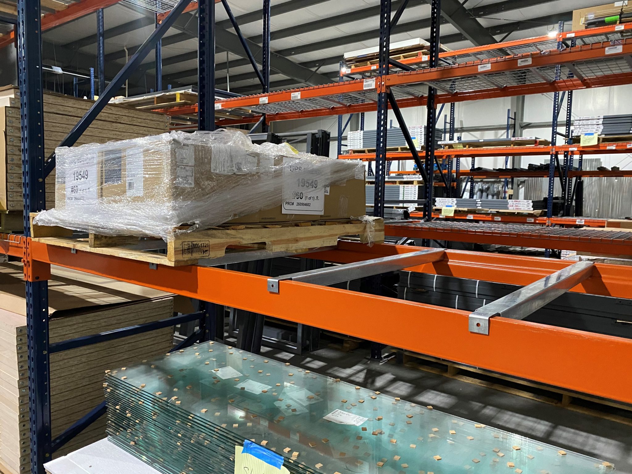 Crossbar Pallet Rack Supports | Steel Pallet Rack Support