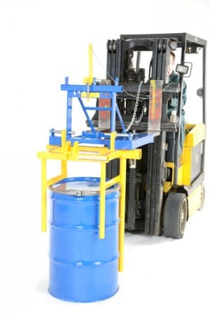 55 Gallon Forklift Drum Positioner | Barrel Mover