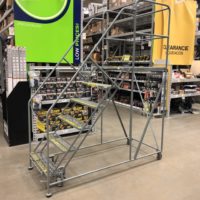 Easy 50 Cotterman Industrial 10 Step Rolling Ladder