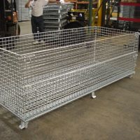 Custom Containers | Folding Wire Containers | Warehouse Rack and Shelf