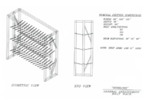 Automotive Fan Belt Rack | V-Belt Storage Racks