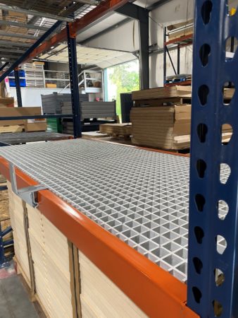Molded Fiberglass Grating for Pallet Rack Decking