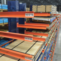 Heaviest Duty I-Beam Cantilever Racks | Bulk Material Storage