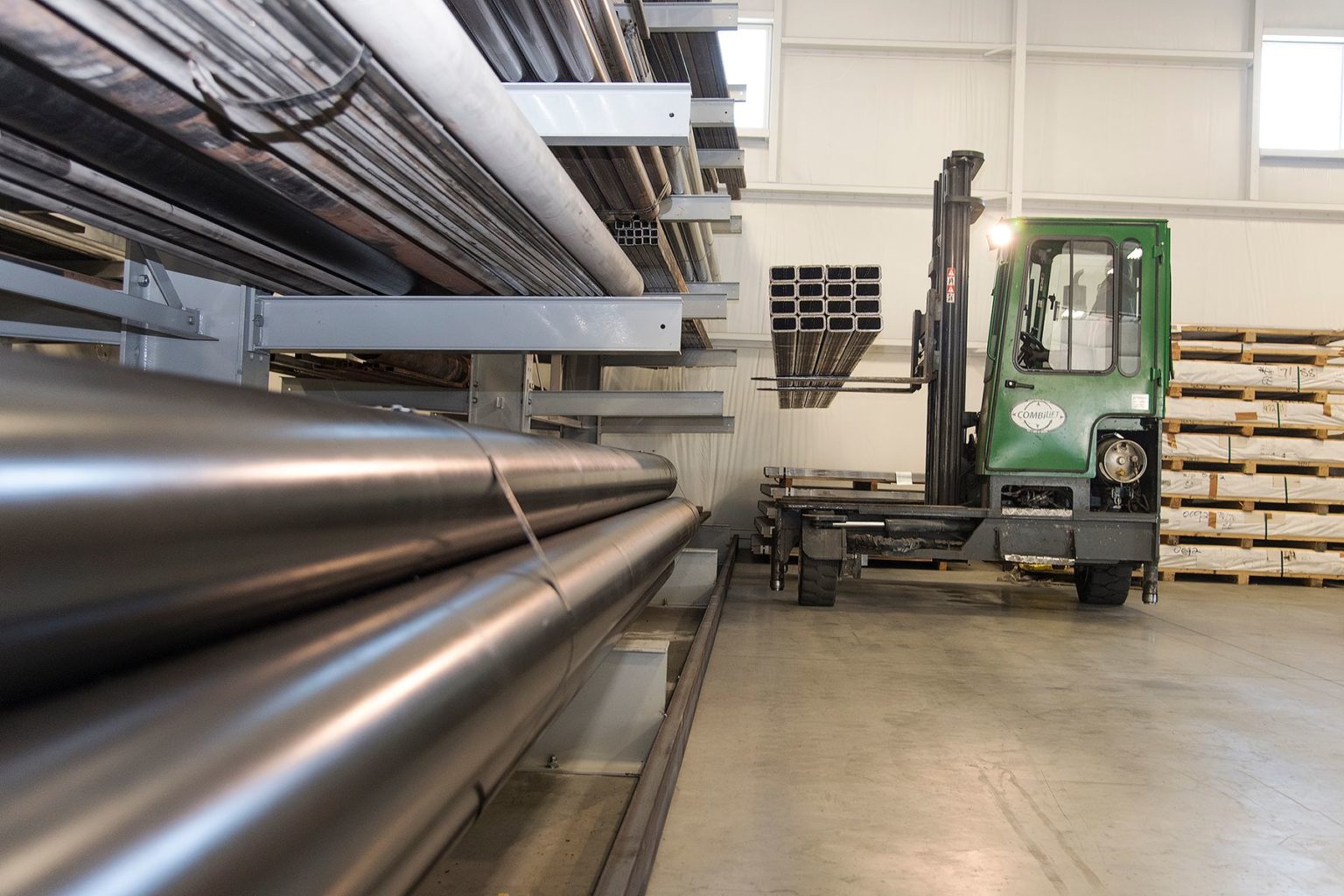 Heaviest Duty I-Beam Cantilever Racks | Bulk Material Storage