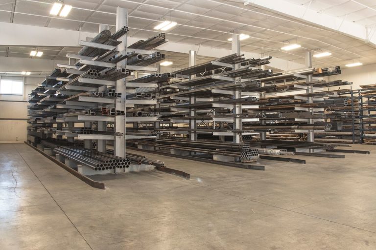 Heaviest Duty I-Beam Cantilever Racks | Bulk Material Storage