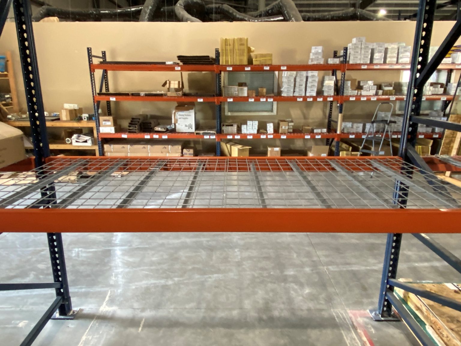 Inside Waterfall Wire Decking