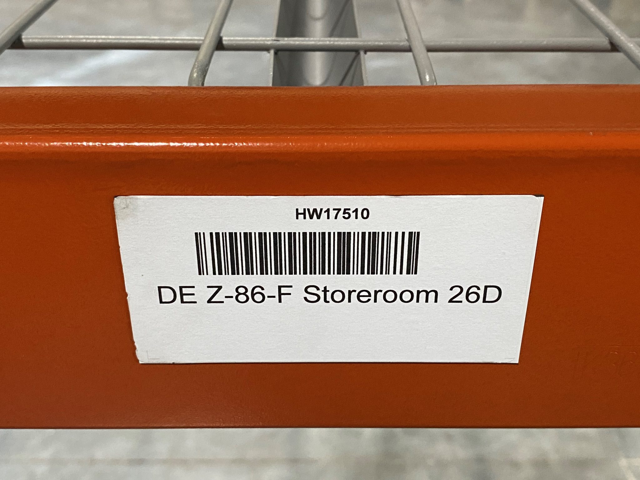 Inside Waterfall Wire Mesh Decking for Pallet Racking - Sale