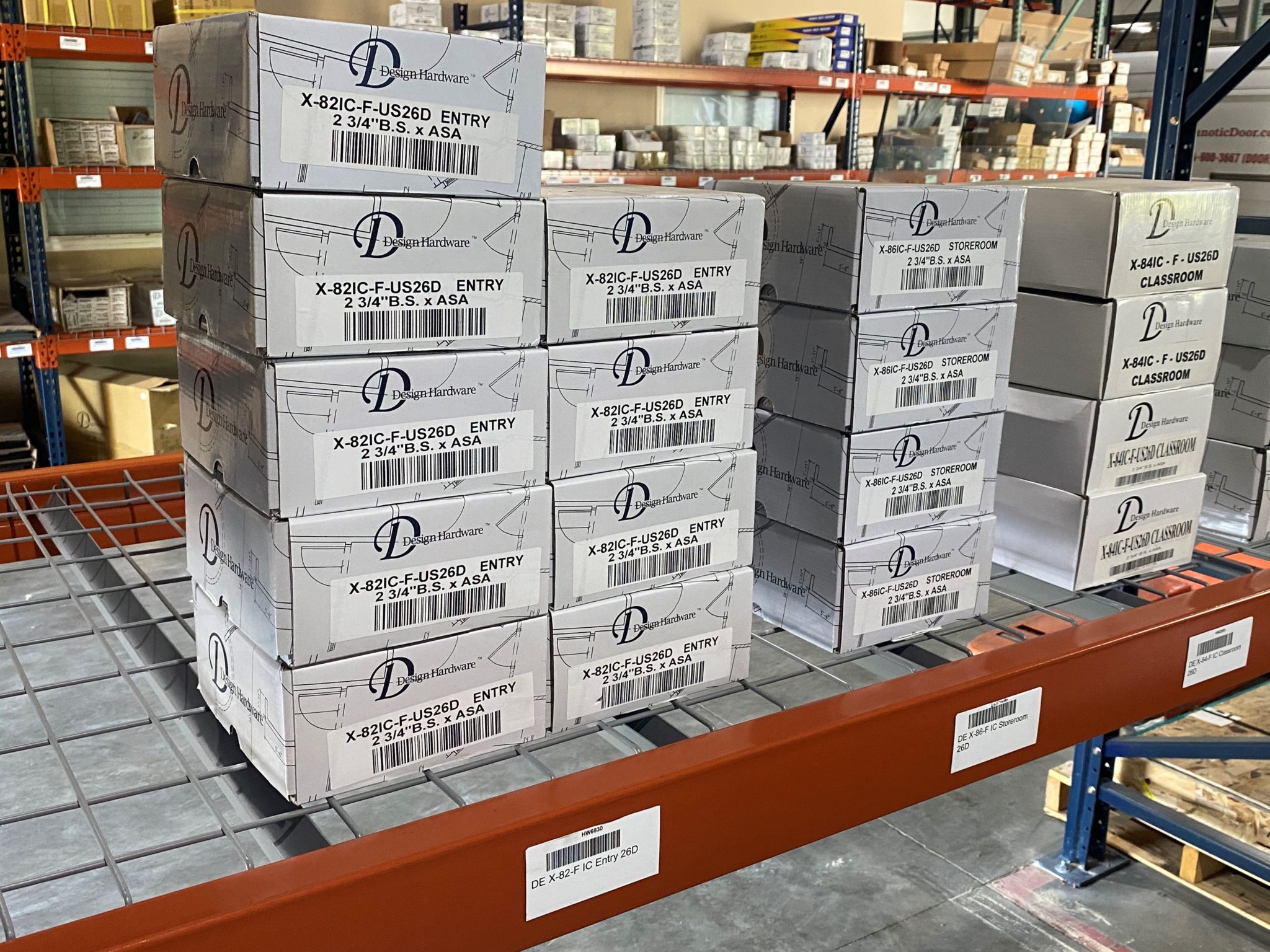 Inside Waterfall Wire Mesh Decking for Pallet Racking - Sale