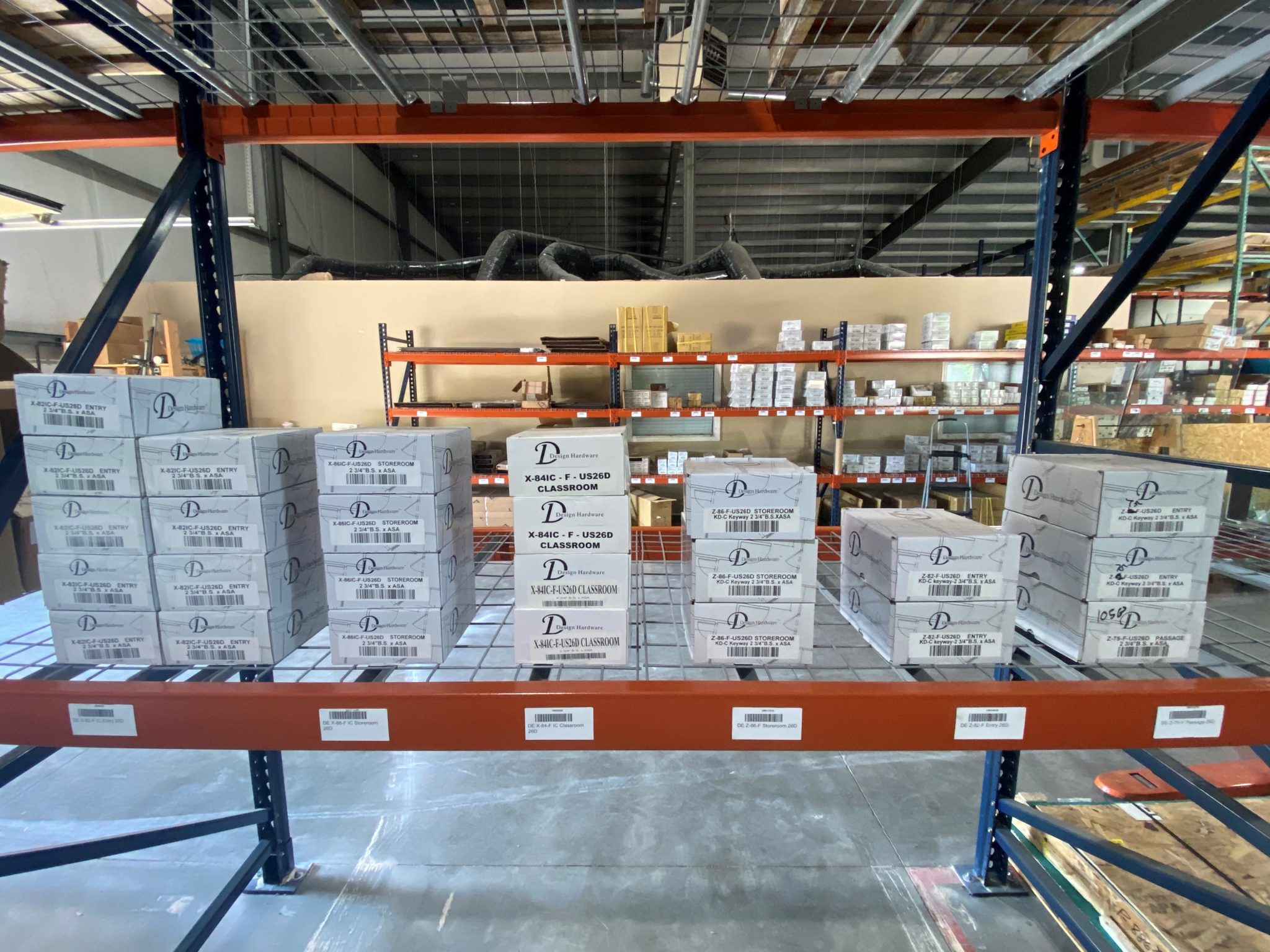 Inside Waterfall Wire Mesh Decking for Pallet Racking - Sale