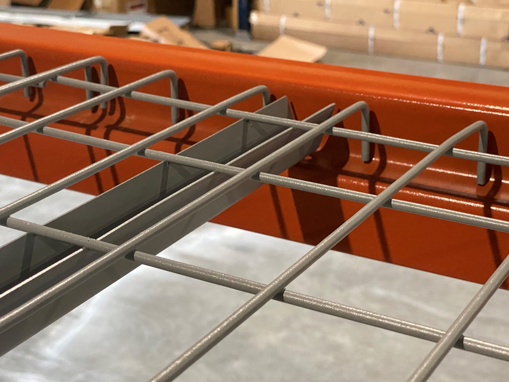 Inside Waterfall Wire Mesh Decking for Pallet Racking - Sale