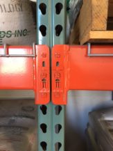 Interlake Teardrop Upright Pallet Rack - Welded Bracing
