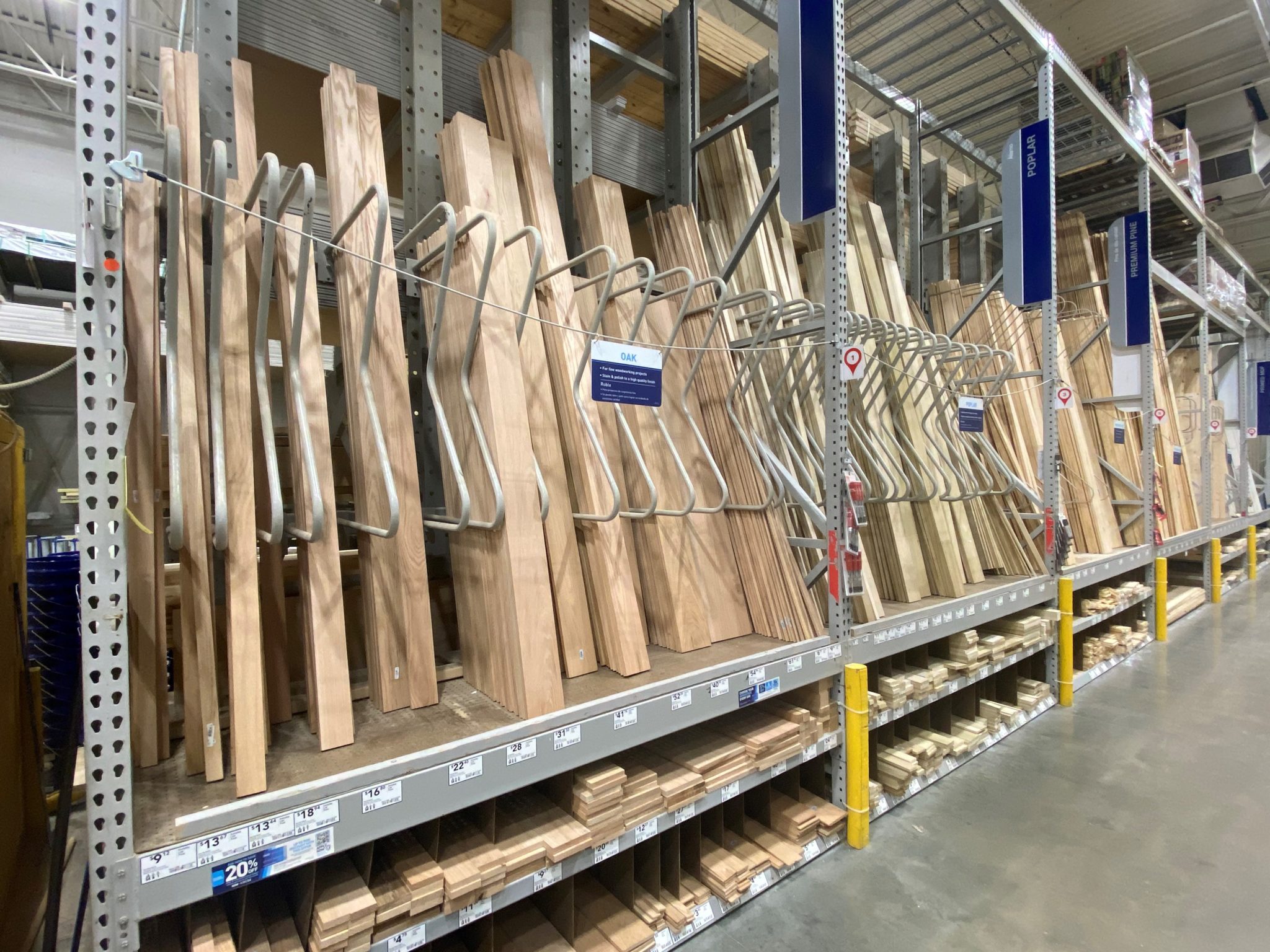 Millwork Storage | Indoor Woodwork Stacking Racks