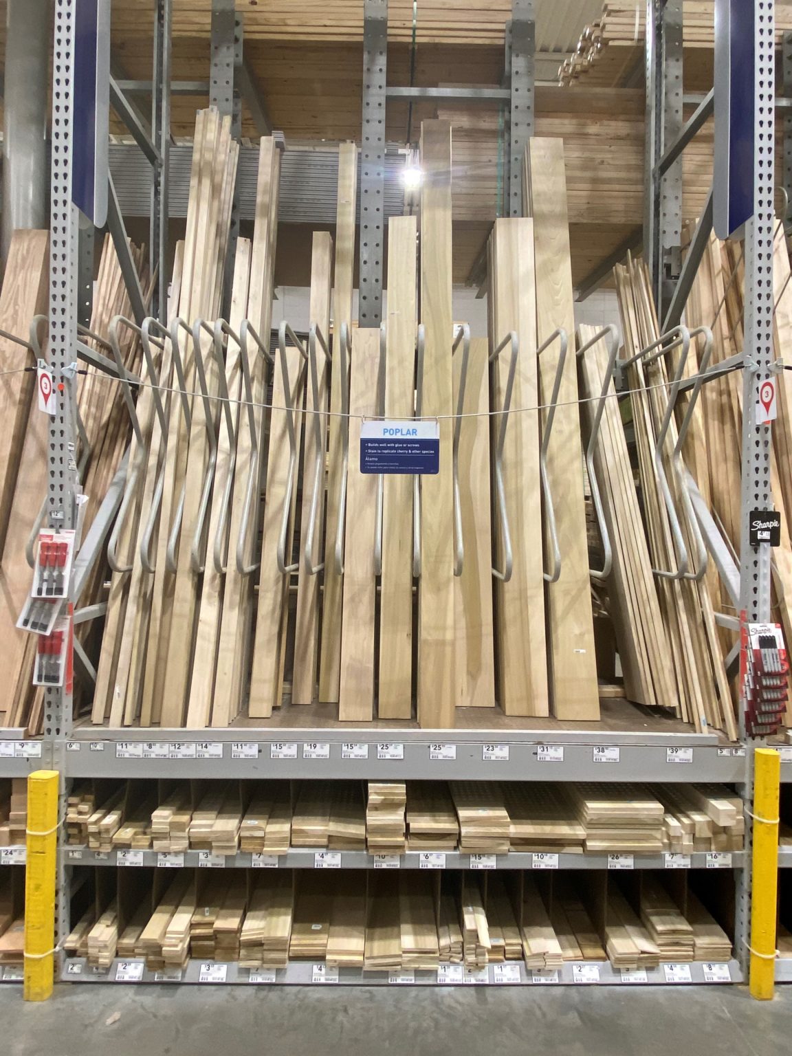 Millwork Storage | Indoor Woodwork Stacking Racks