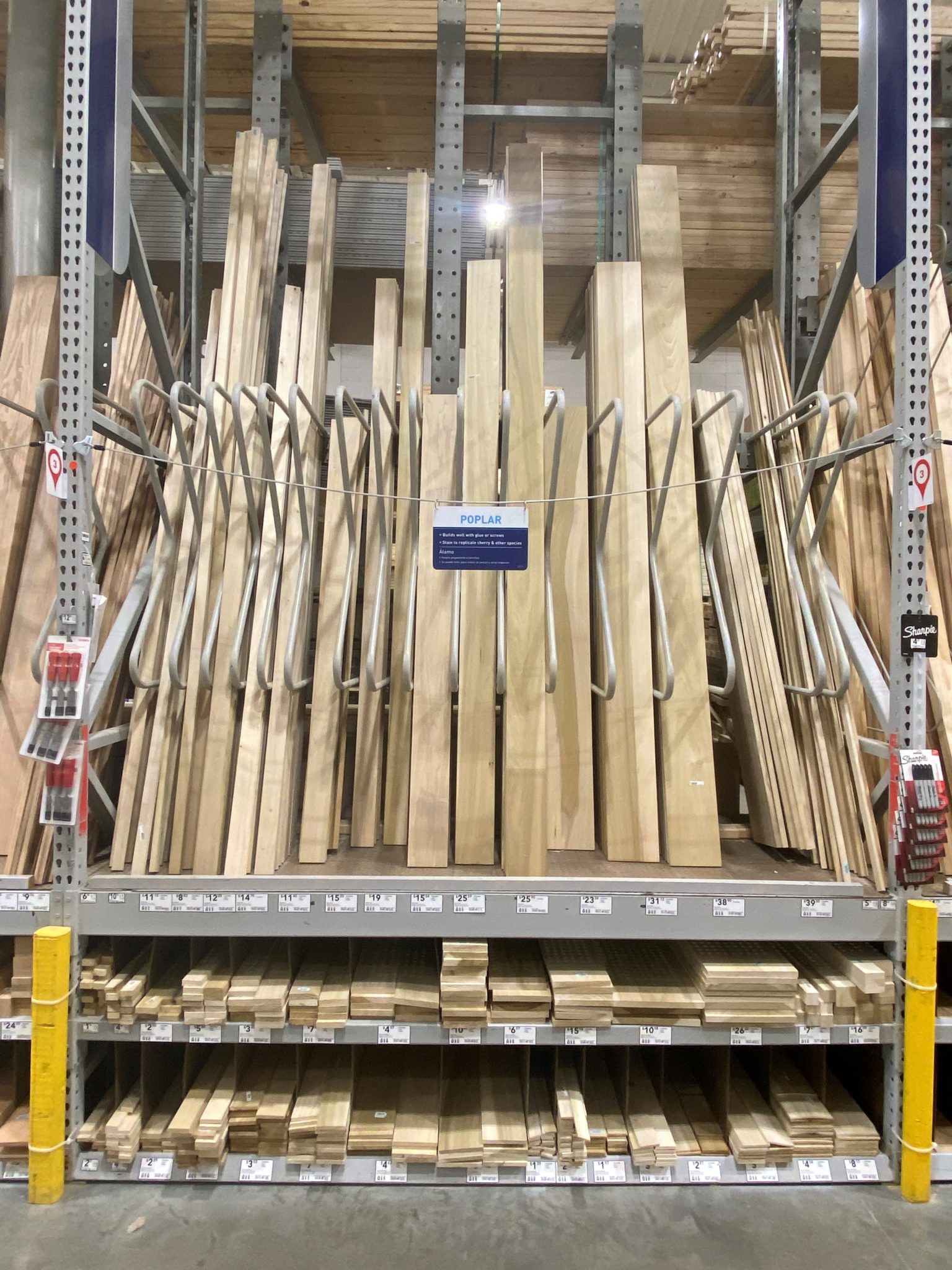 Millwork Storage | Indoor Woodwork Stacking Racks