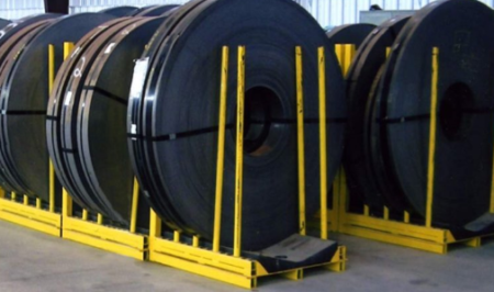 Mobile Slit Coil Rack with Forklift Openings