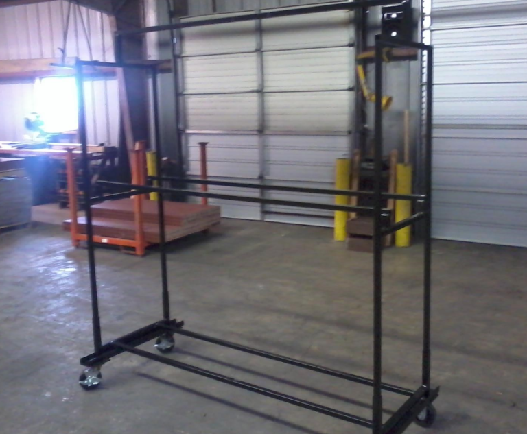 Tire Storage Cart | 2-Tier Rolling Tire Display Rack