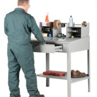 Metal Shop Desk | Steel Shop Desk | Warehouse Rack and Shelf