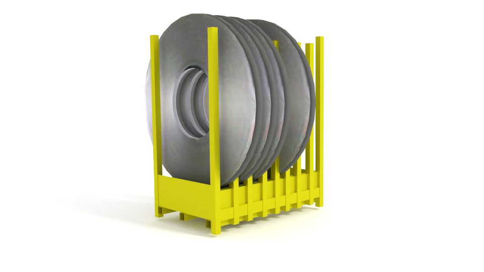 Slit Coil Storage Rack | Floor Coil Racking Systems