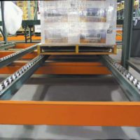 Pallet Flow Rack | FIFO Gravity Roller Rails Dynamic