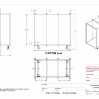 Paper Roll/Core Buggies & Tube Handling Carts | Core Racks