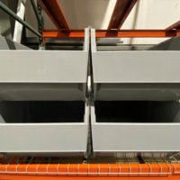 Large Plastic Pallet Rack Storage Bins | Warehouse Rack Bins