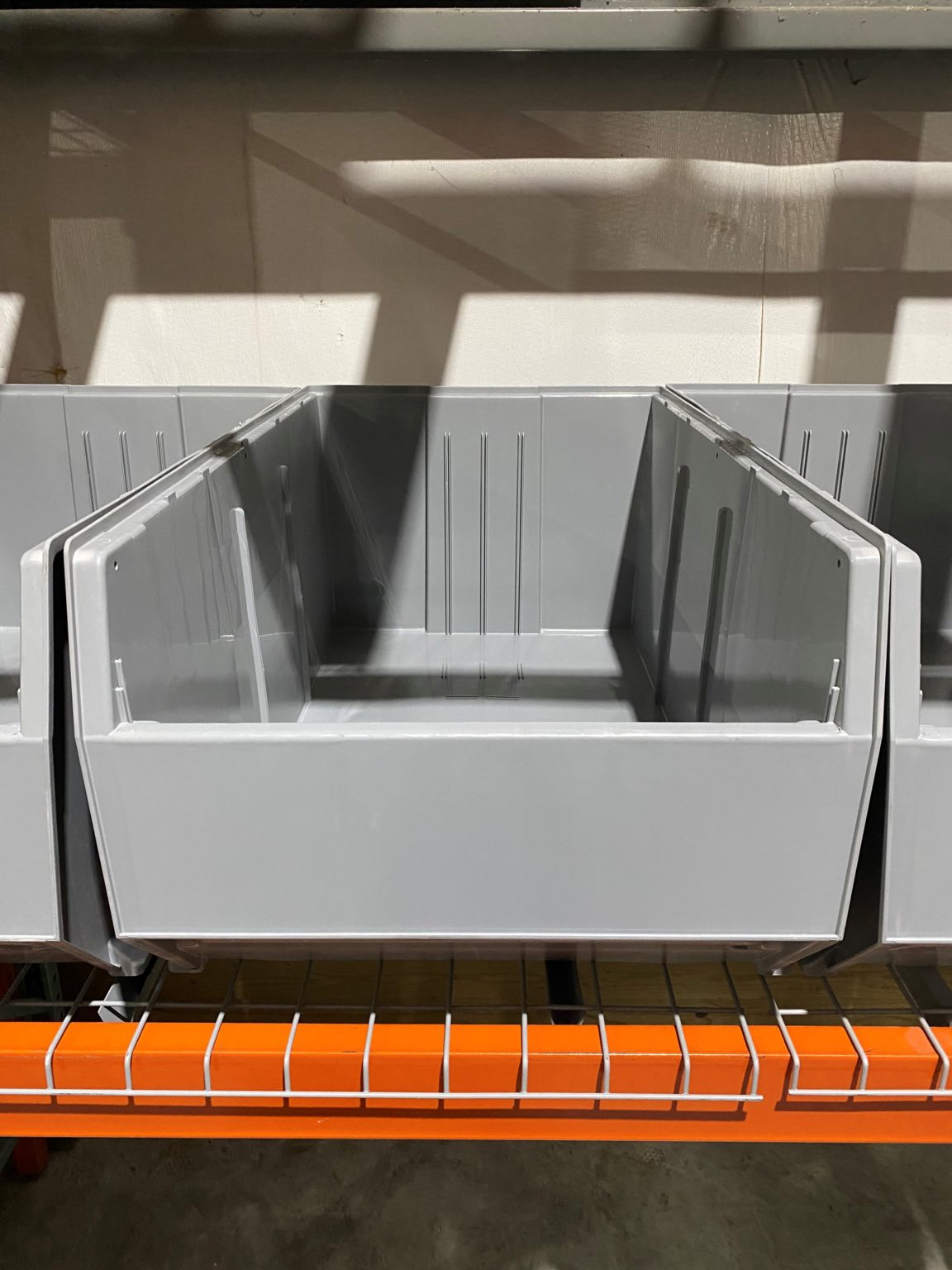 Large Plastic Pallet Rack Storage Bins | Warehouse Rack Bins