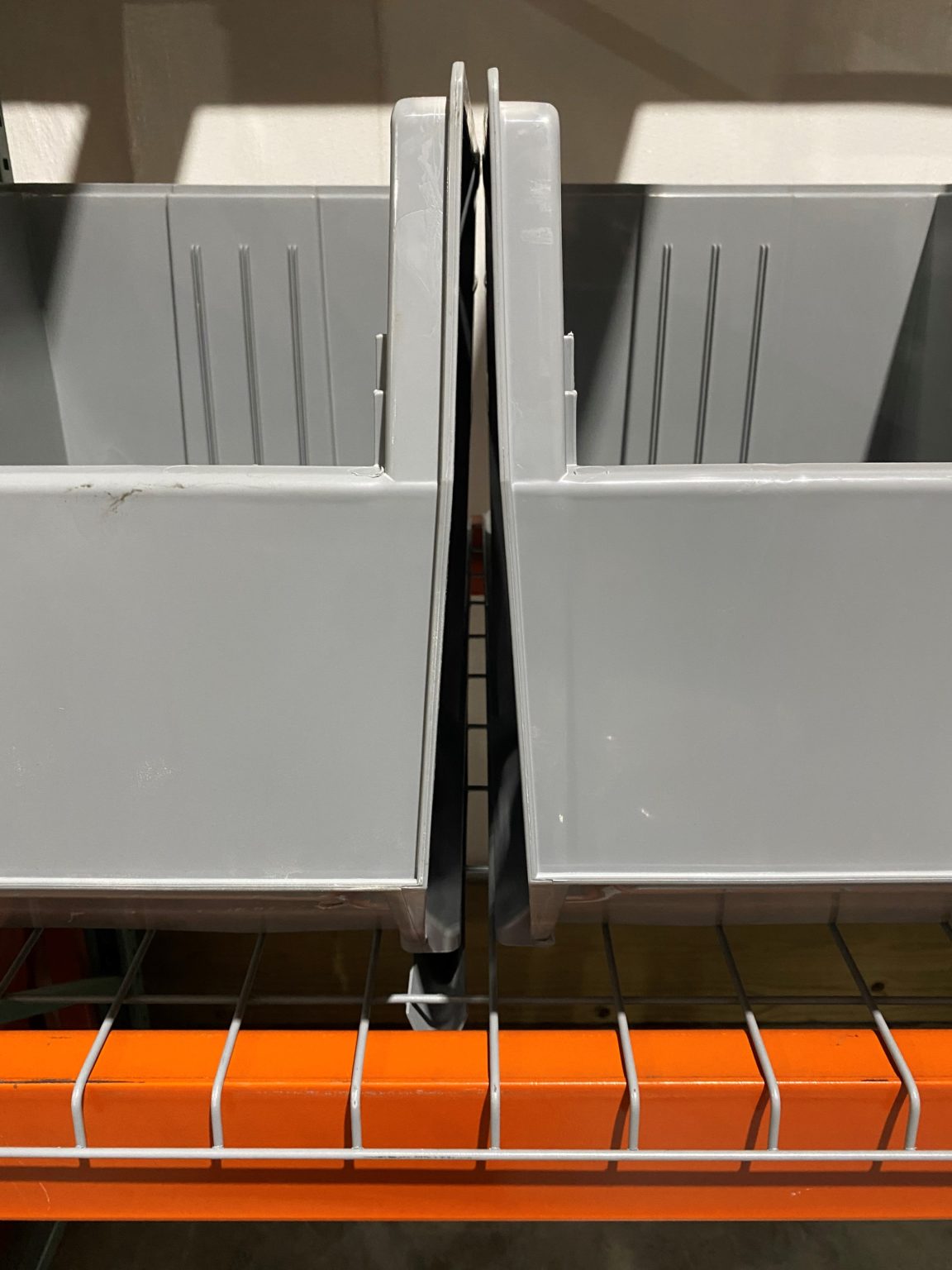 Large Plastic Pallet Rack Storage Bins | Warehouse Rack Bins