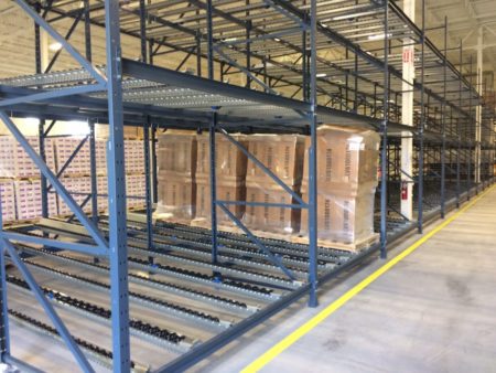 Flow Racking for Pallets for FIFO | Warehouse Rack and Shelf