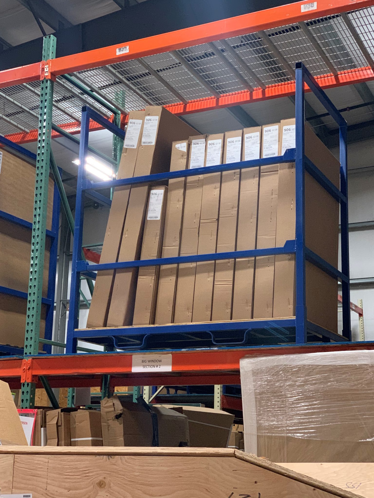 Window & Door Transport Stands | Warehouse Rack and Shelf