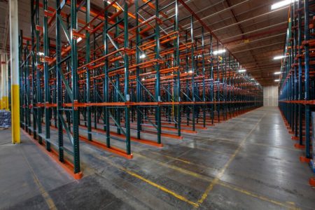 Ridg-U-Rak Slotted & Teardrop Pallet Rack Uprights