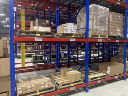 Ridg-U-Rak Slotted & Teardrop Pallet Rack Uprights