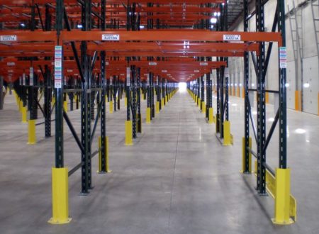 Ridg-U-Rak Slotted & Teardrop Pallet Rack Uprights