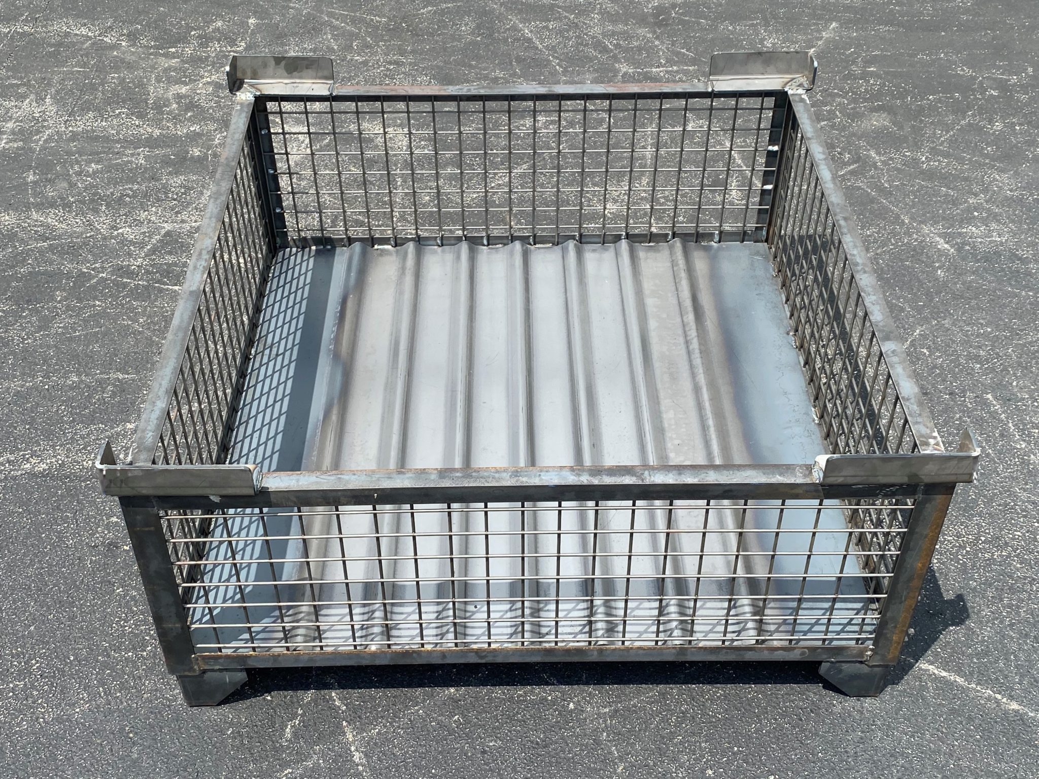 Unfinished Rigid Wire Baskets | Warehouse Rack and Shelf