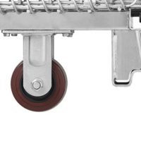 Collapsible Wire Containers with Casters - Wholesale
