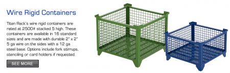 Rigid Wire Containers | Steel Corrugated Containers