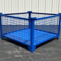 Stackable Rigid Wire Baskets | Containers | Bulk Bins - Warehouse Rack ...