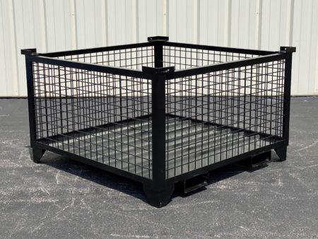 Wire Basket with Forklift Tubes / Pockets