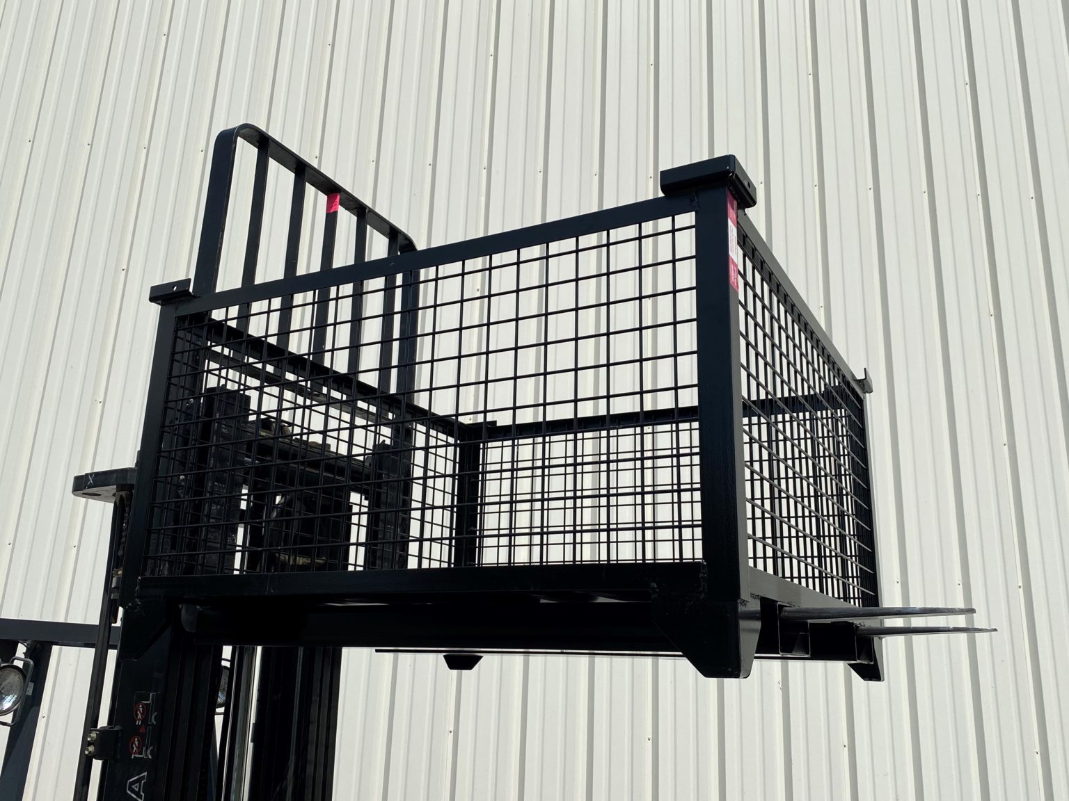 Wire Baskets with Fork Tubes | Forklift Accessible