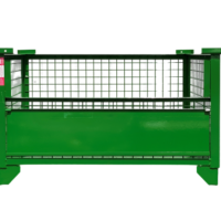 Rigid Wire Baskets with Half Drop Gate - Warehouse Rack and Shelf