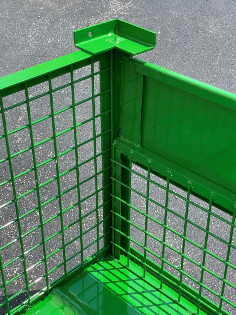 Rigid Wire Baskets with Half Drop Gate - Warehouse Rack and Shelf